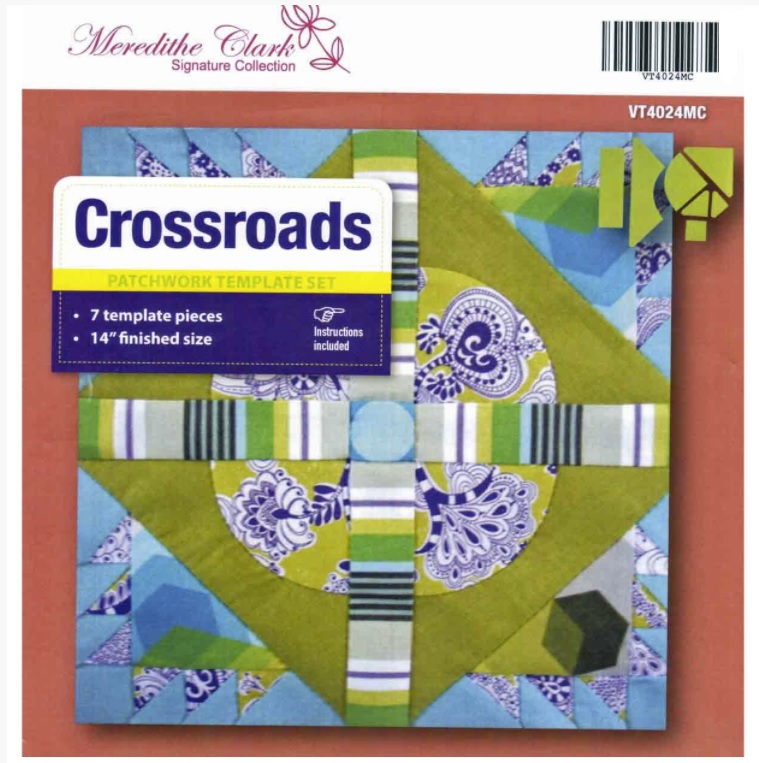Cross Roads Patchwork Template Meredithe Clark Signature Collection