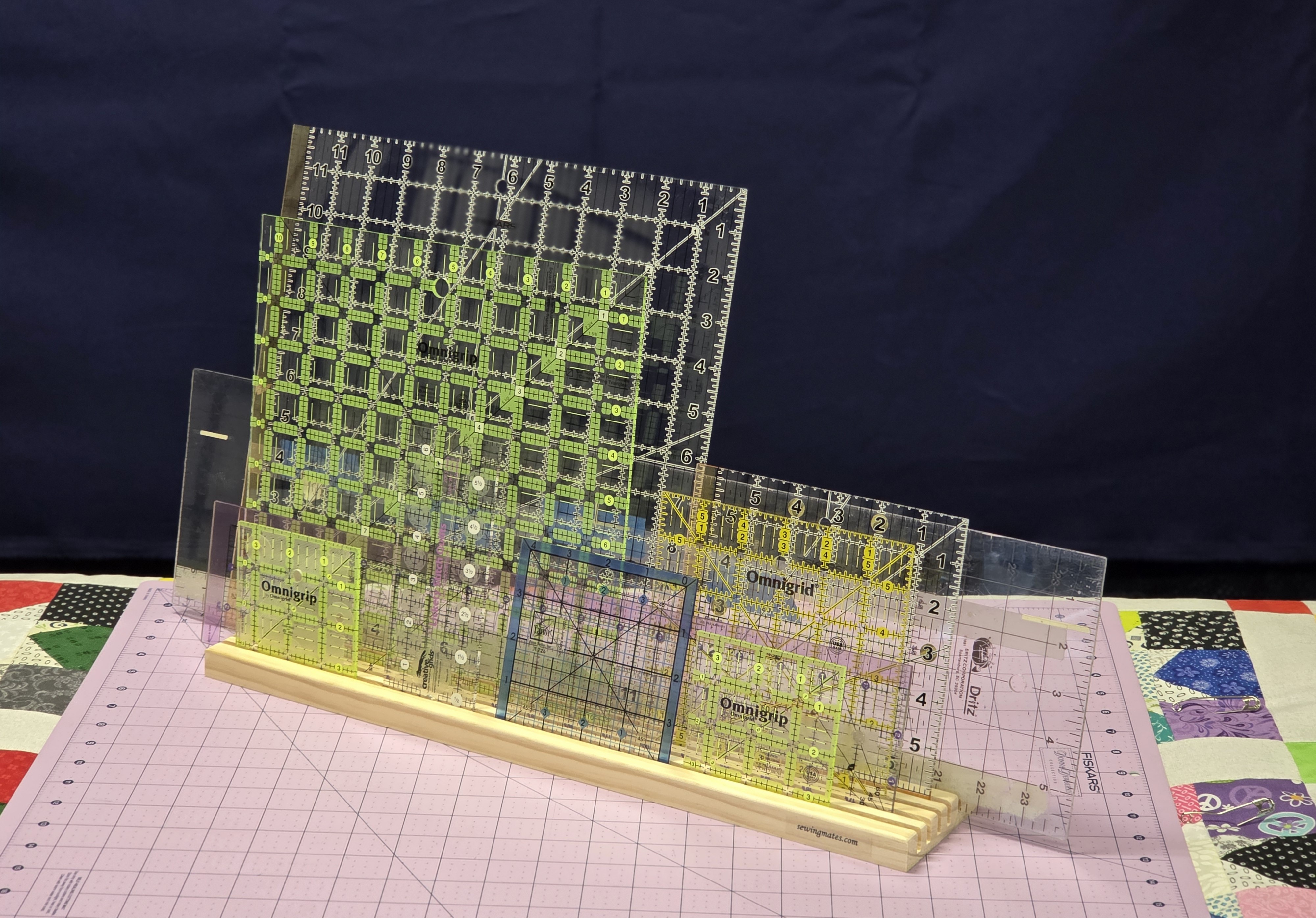 Quilting and Sewing Ruler Rack